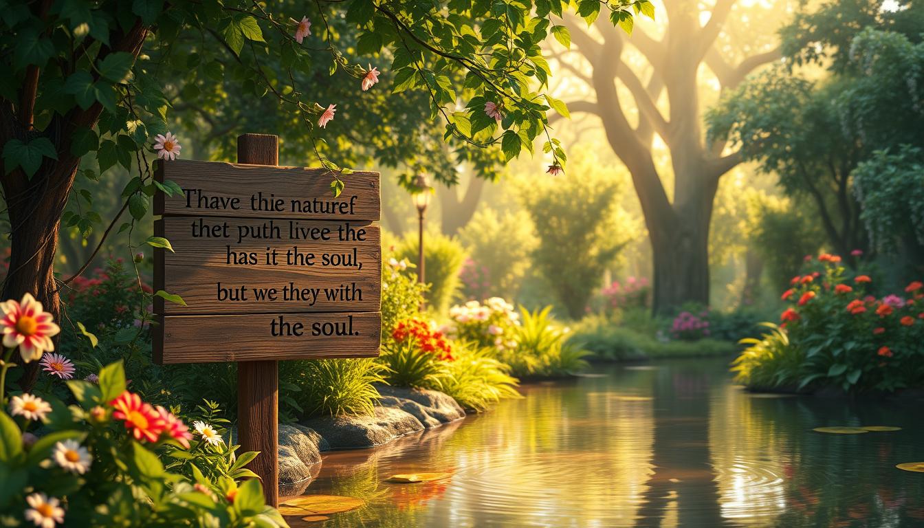 Spruch Garten Seele » Inspirierende Worte für Naturliebhaber